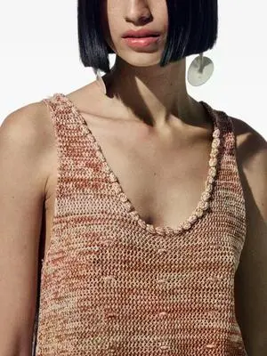 Escvdo Ofrenda Knitted Tank Top