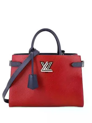 LOUIS VUITTON Twist Epi Leather Tote Bag - Red