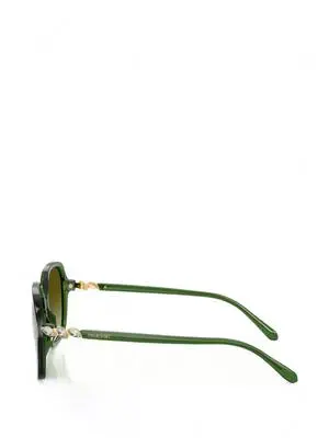 SWAROVSKI Crystal-embellished Square-frame Sunglasses - Green