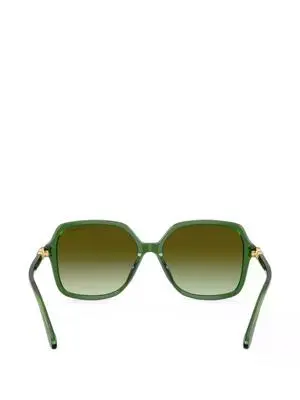 SWAROVSKI Crystal-embellished Square-frame Sunglasses - Green