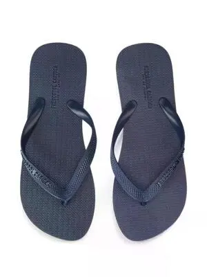 Frescobol Carioca Fabio Logo-strap Slides - Blue