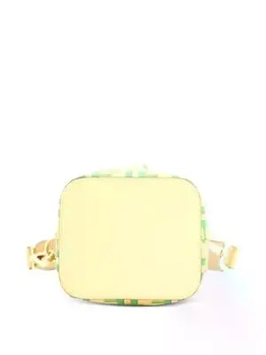 Fendi Mon Tresor Zucca Embossed Leather Mini Bucket Bag