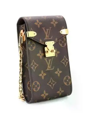 LOUIS VUITTON Metis Phone Pouch On Chain Monogram Canvas Shoulder Bag