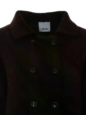 ALLUDE Double-breasted Knitted Cardigan