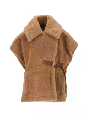 Max Mara Newabavo Teddy Cape - Brown