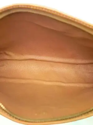 Celine 20th Century Macadam Coated Canvas Clutch Bag