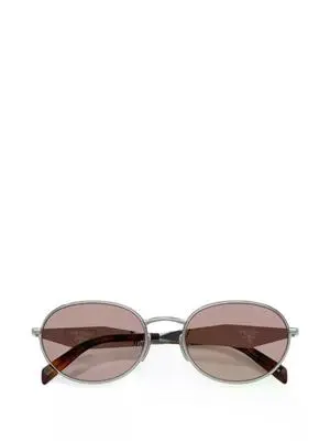 Prada Oval-frame Sunglasses - Silver