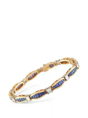 LB EXCLUSIVE Sapphire And Diamond Bracelet - Gold