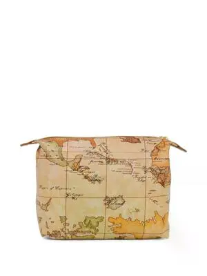 ALVIERO MARTINI 1° CLASSE Geo Classic Make Up Bag - Neutrals