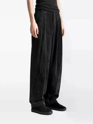 Yohji Yamamoto Pleated Corduroy Trousers