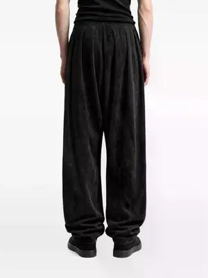 Yohji Yamamoto Pleated Corduroy Trousers