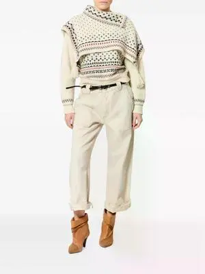 MARANT ETOILE Alfina Jacquard Poncho
