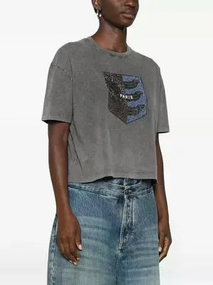 ELITE Rhinestone-embellished T-shirt