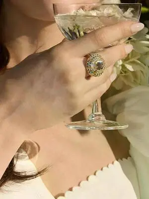 MEREDITH YOUNG Mossy Way Sapphire Ring