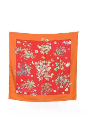MANTERO 1902 Floral-print Silk Scarf