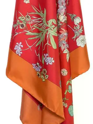 MANTERO 1902 Floral-print Silk Scarf