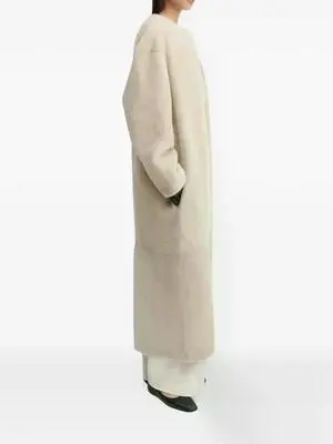Almada Label Shea Belted Shearling Coat