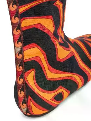Emilio Pucci Labirinto-print Boots