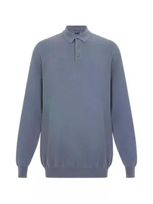 Fedeli Cashmere Long-sleeve Sweater - Blue