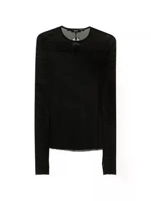 Isabel Benenato Semi-sheer Top