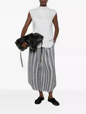 Issey Miyake Pleated Sleeveless Top