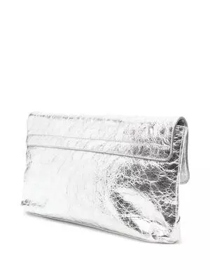 Balenciaga Le Cagole Metallic Clutch Bag