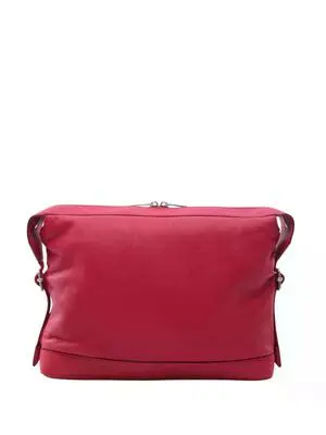 Bottega Veneta 2012-2026 Leather Clutch Bag - Red
