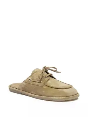 Officine Creative Love 106 Suede Lace-up Mules