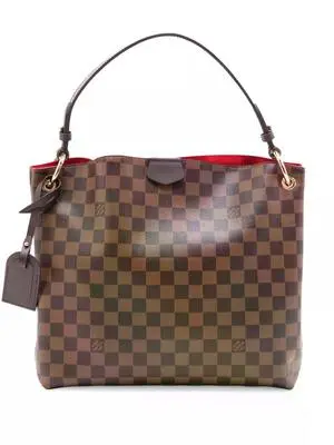 LOUIS VUITTON 2020 Damier Ebene Graceful Pm Shoulder Bag
