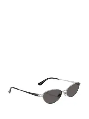 VOGUE EYEWEAR Vo4369s Oval-frame Sunglasses Silver