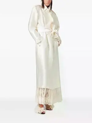 Giuseppe Di Morabito Pinstriped Trench Coat