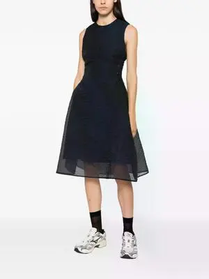 Cecilie Bahnsen Floria Brodia Matelassé Midi Dress