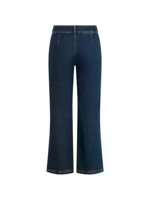Moschino Zigzag-trim Flared Jeans