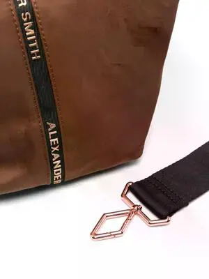 ALEXANDER SMITH Small Lauren Logo-embellishment Tote Bag - Brown