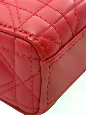 Dior 2000-2026 Micro Lambskin Cannage Lady D Joy Satchel