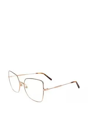 Marc Jacobs Geometric-frame Glasses - Gold
