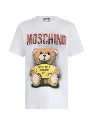 Moschino Teddy-bear-print T-shirt - White