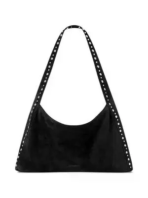Gimaguas Maxi Franca Stud-embellished Shoulder Bag - Blue