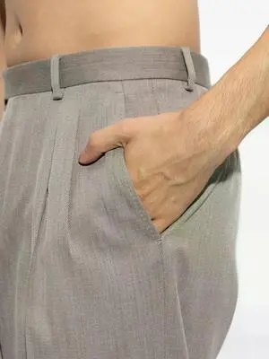 Brioni Pleated Wool Trousers
