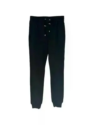 Balmain Foil Tape Logo Track Pants - Black