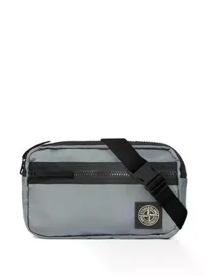 Stone Island 9200014 Coated Nylon-metal In Econyl® Belt Bag Grey