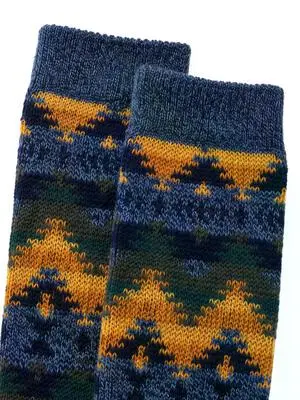 Anonymous Ism Wigwam Jq Crew Geometric-pattern Socks