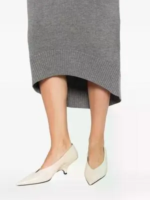 Victoria Beckham Ribbed Asymmetric Skirt