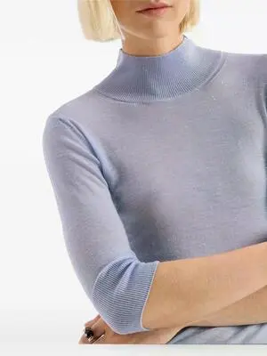 GENNY High-neck Long-sleeve Top