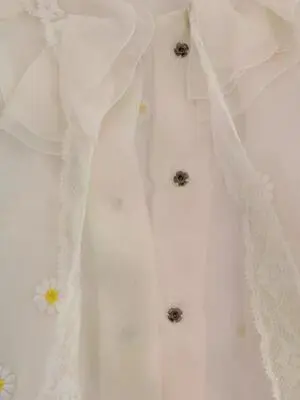 Dolce & Gabbana Daisy-appliqué Blouse