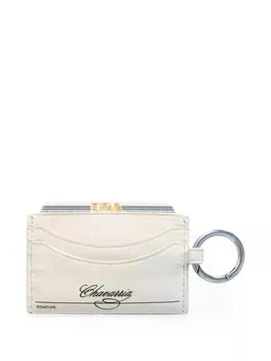 WILLY CHAVARRIA Graphic-print Leather Cardholder