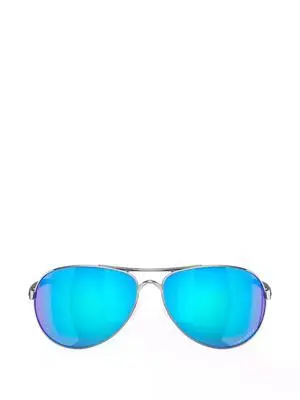 Oakley Feedback Pilot-frame Sunglasses - Silver