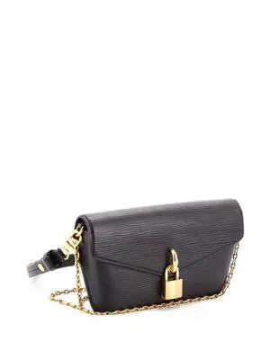 LOUIS VUITTON Padlock On Strap Handbag Epi Leather Crossbody Bag