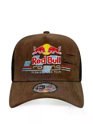 New Era Distressed Corduroy Trucker Cap - Brown