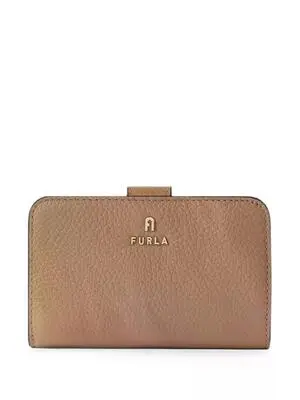 Furla Grained Leather Wallet - Neutrals